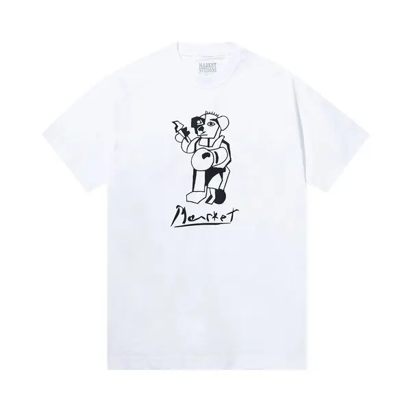 MARKET Cubism Bear T-shirt - White