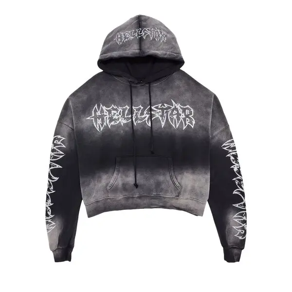 HELLSTAR Stars Shine Graffiti Hoodie