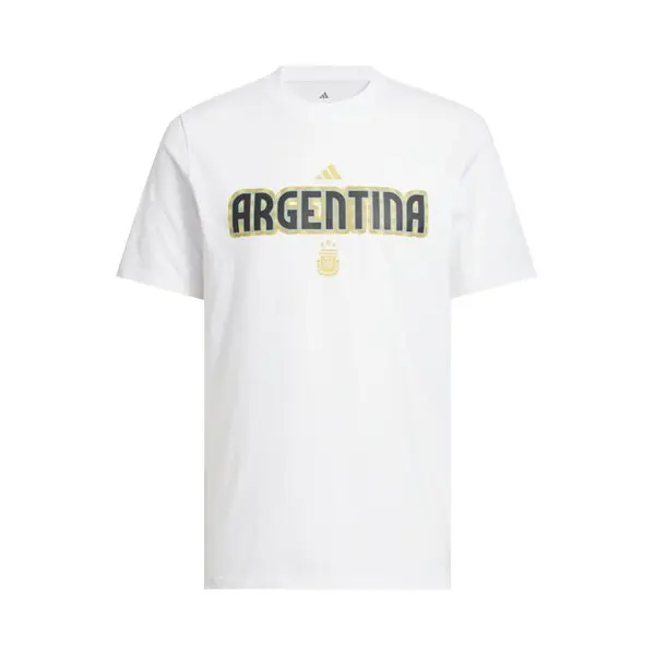 Adidas World Cup 26 Argentina Graphic Tee - White
