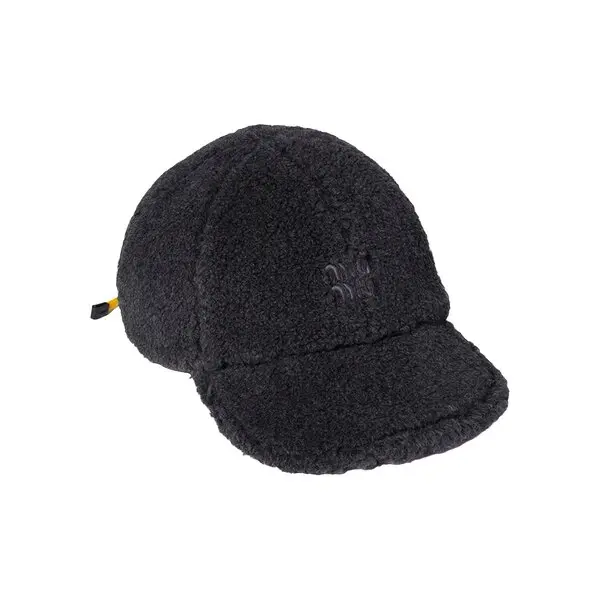 Miu Miu Fur Pile Cap - Grey