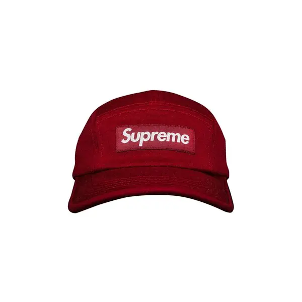Supreme Wool Camp Cap - Red