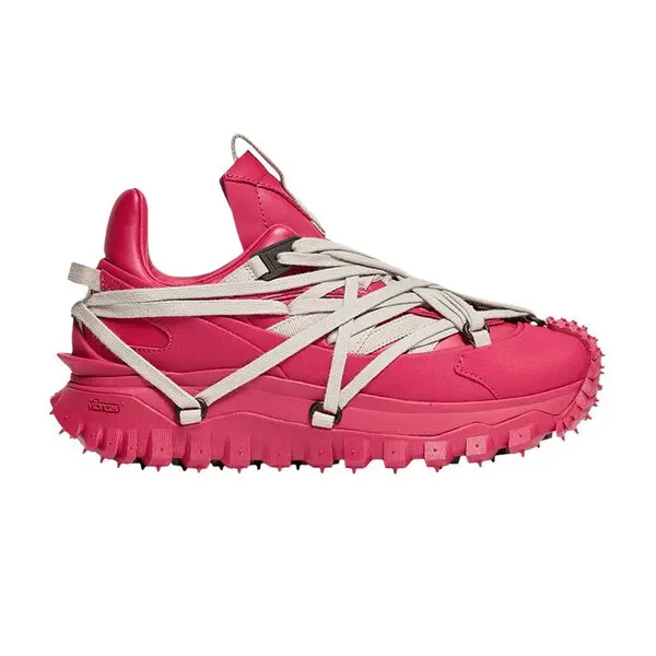 Moncler Rick Owens X Trailgrip Megalace Sneakers - Pink