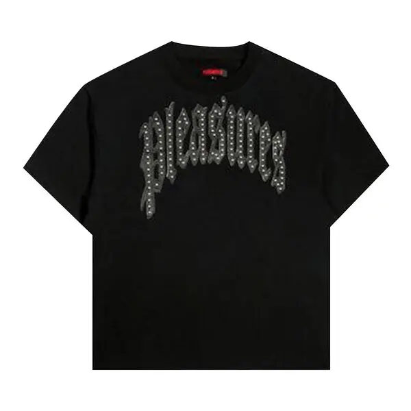 PLEASURES Twitch Studded Crewneck T-shirt