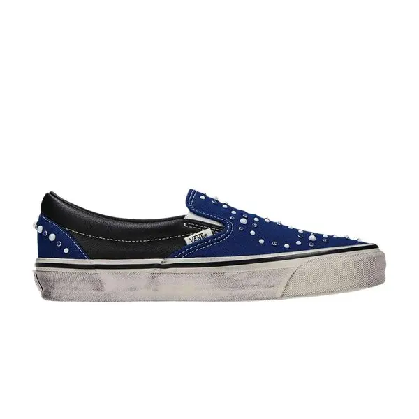 VANS Premium Classic Slip-on Embellished Sneakers - Blue