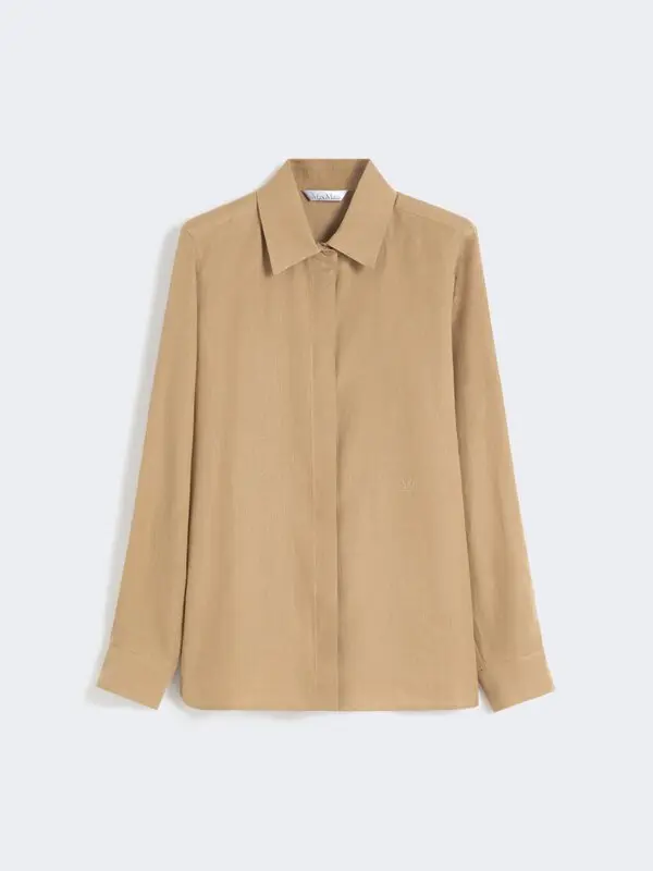 Max Mara Linen Canvas Shirt - Sand
