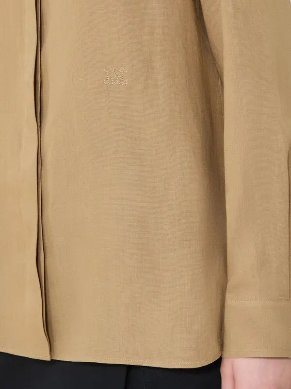 Max Mara Linen Canvas Shirt - Sand