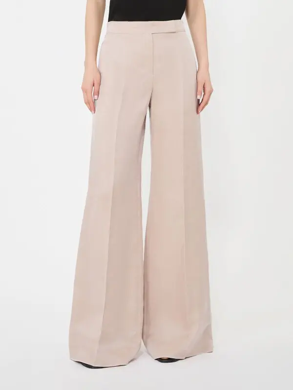 Max Mara Long Silk Trousers