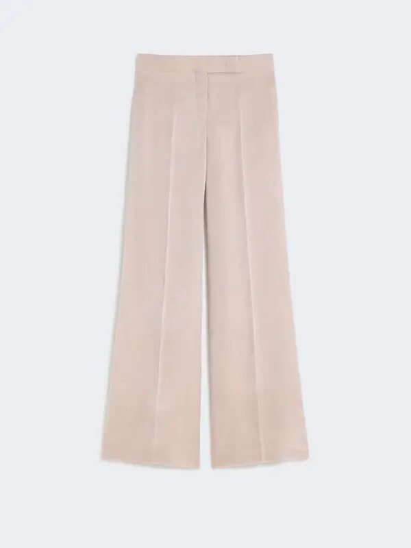 Max Mara Long Silk Trousers