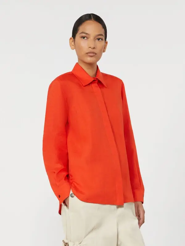 Max Mara Linen Canvas Shirt