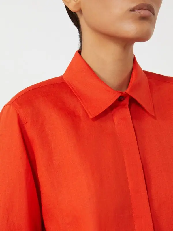 Max Mara Linen Canvas Shirt