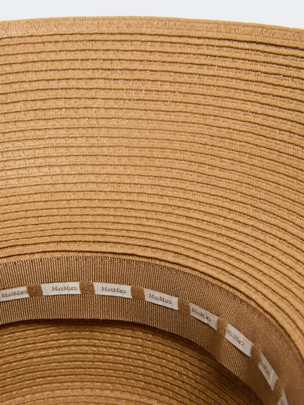 Max Mara Wide Brim Lampshade Hat - Beige
