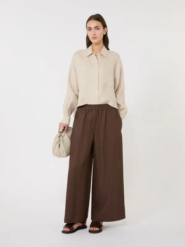 Max Mara Linen Button-down Shirt