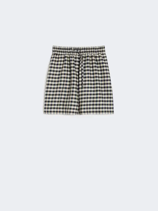 Max Mara Vichy Checked Bermuda Shorts