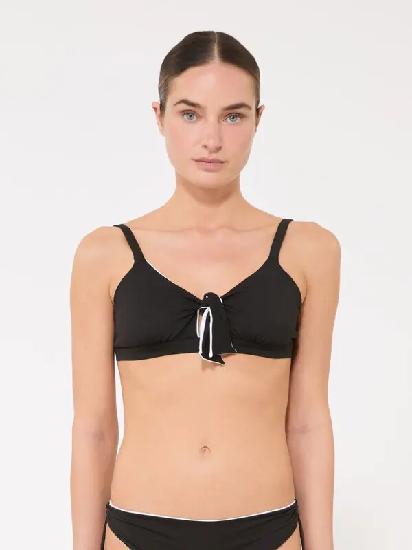Max Mara Reversible Double Jersey Bikini Top