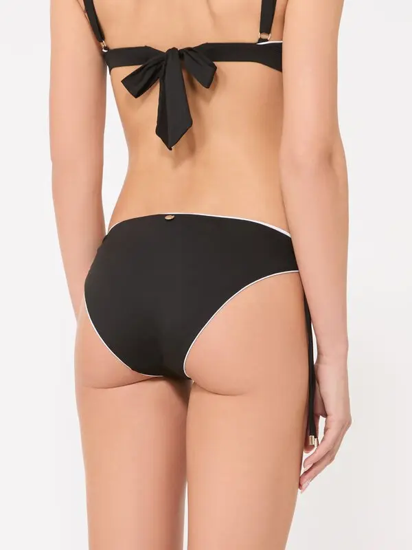 Max Mara Reversible Double Jersey Bikini Bottom - Black
