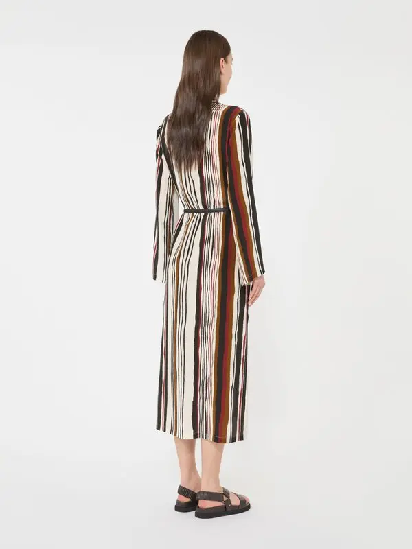 Max Mara Printed Silk Kaftan Dress