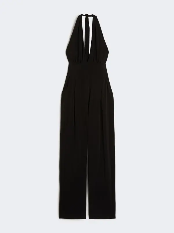 Max Mara Stretch Jersey Jumpsuit - Black