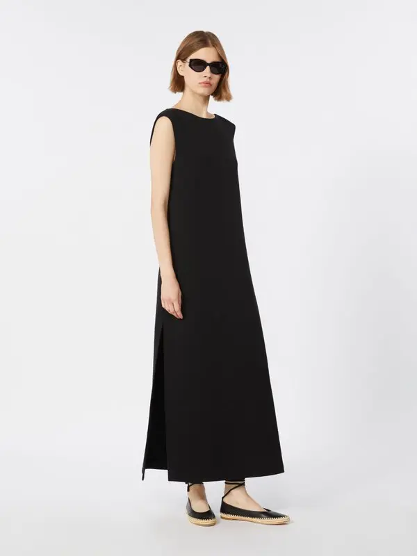 Max Mara Long Scuba Jersey Dress