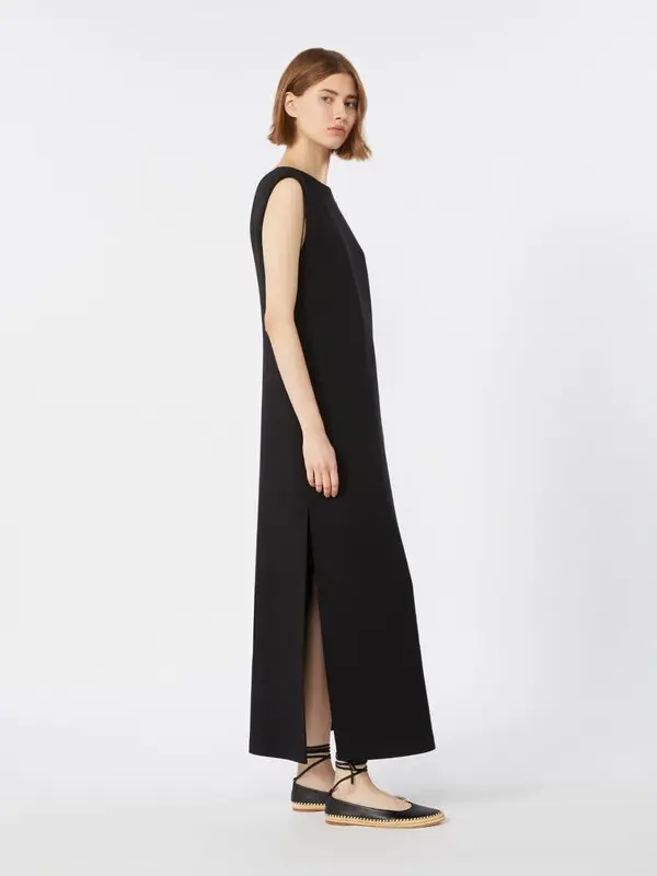 Max Mara Long Scuba Jersey Dress