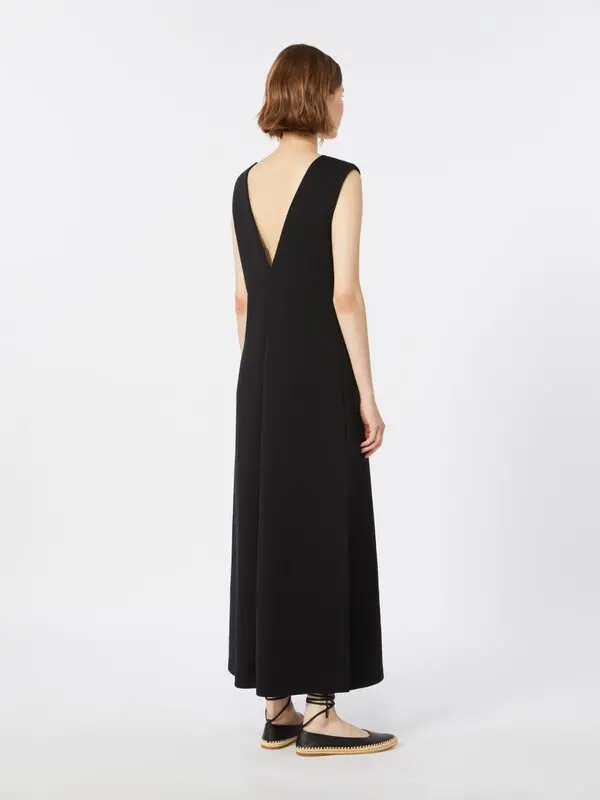 Max Mara Long Scuba Jersey Dress