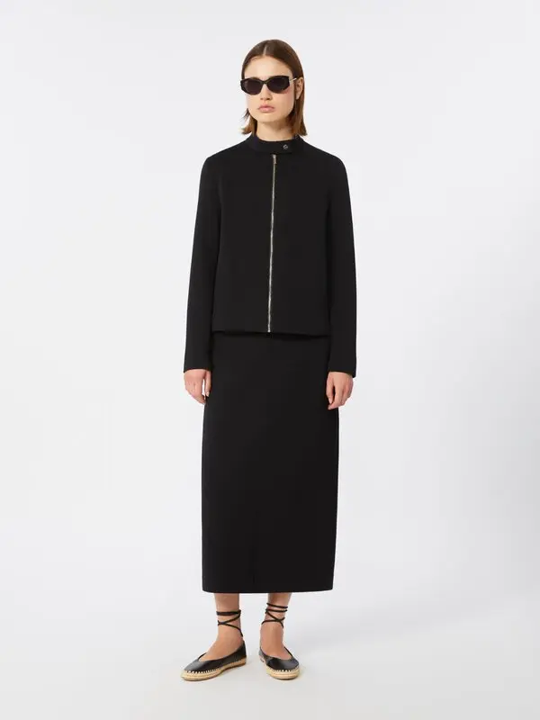 Max Mara Straight-fit Scuba Jersey Skirt