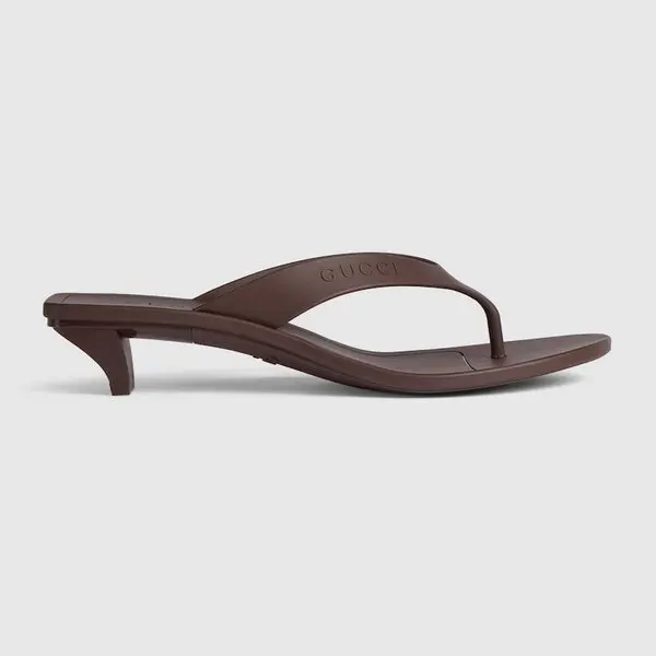 Gucci Vittoria Thong - Brown