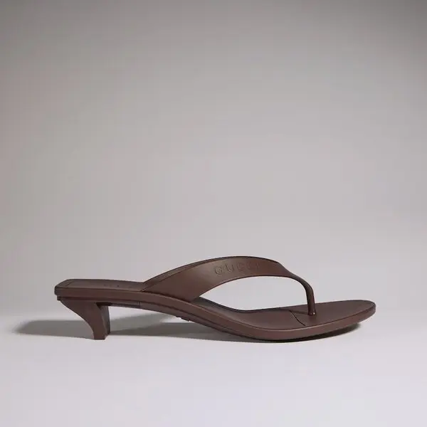 Gucci Vittoria Thong - Brown