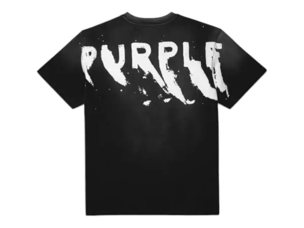 PURPLE BRAND P117hjbb423 Heavyweight Jersey Tee Shirt - Black