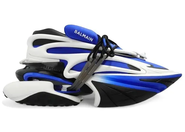 Balmain Unicorn Low-top Sneakers - White/blue