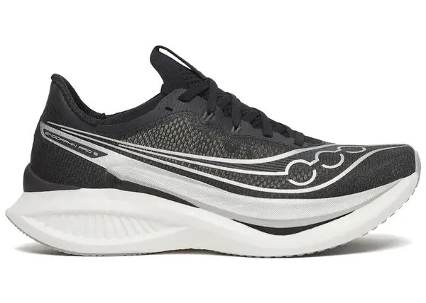 Saucony Endorphin Pro Athletic Sneakers - Black/silver