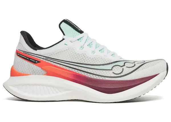 Saucony Endorphin Pro Athletic Sneakers - White/crimson