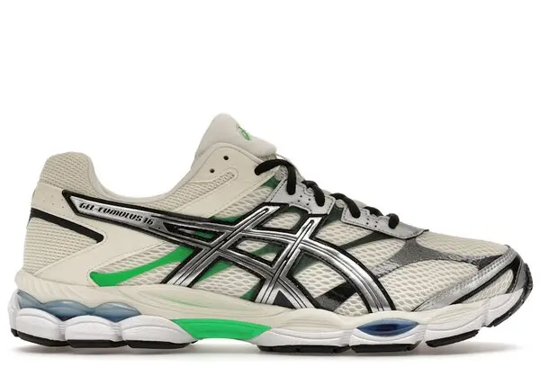 Asics Gel-cumulus 16 "ivory Pure Silver Green" Sportstyle Sneakers
