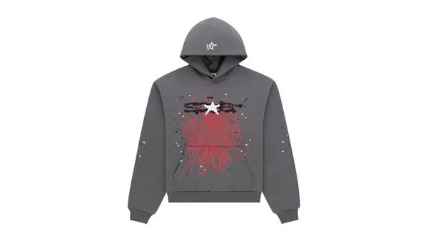 SP5DER Splat Punk Hoodie - Slate