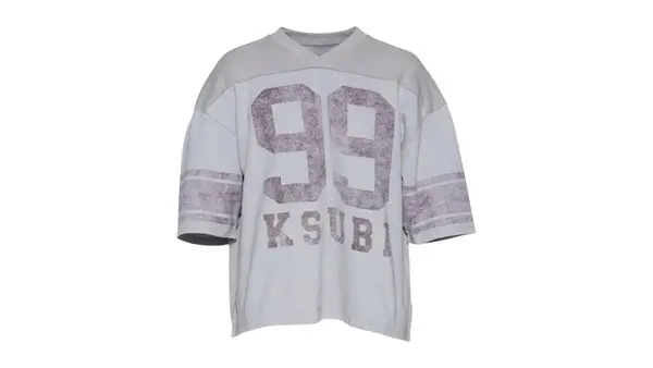 Ksubi Halftime Short Sleeve Duke Jersey T-shirt - Grey