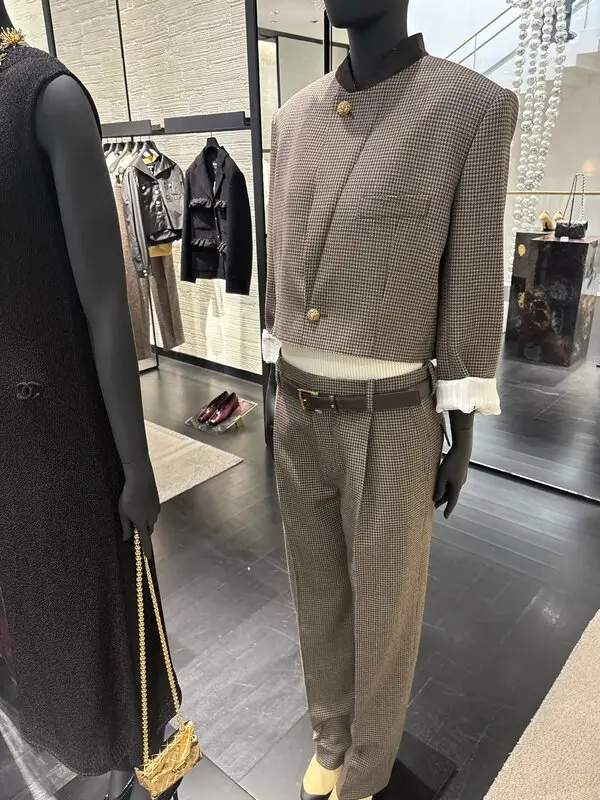 Chanel Tweed Pants - Brown