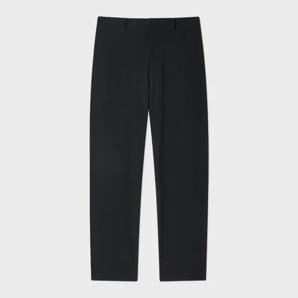 Paul Smith Seersucker Check Elasticated-waist Trousers - Blue
