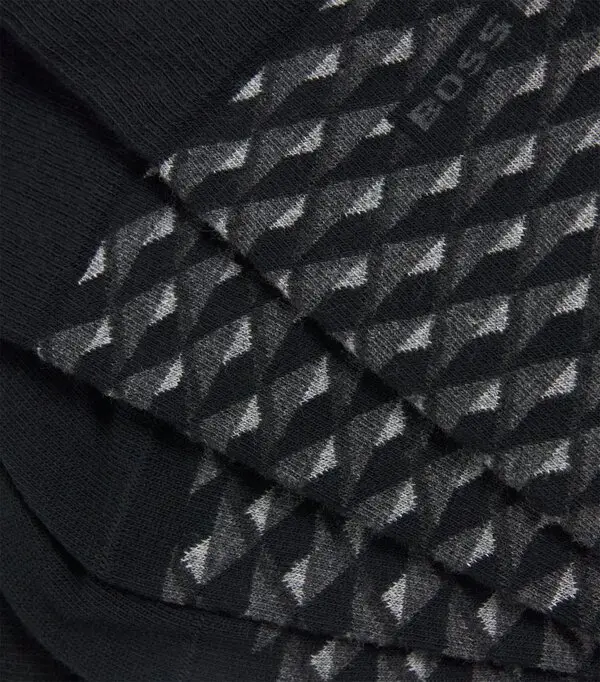 BOSS Cotton-blend Patterned Socks