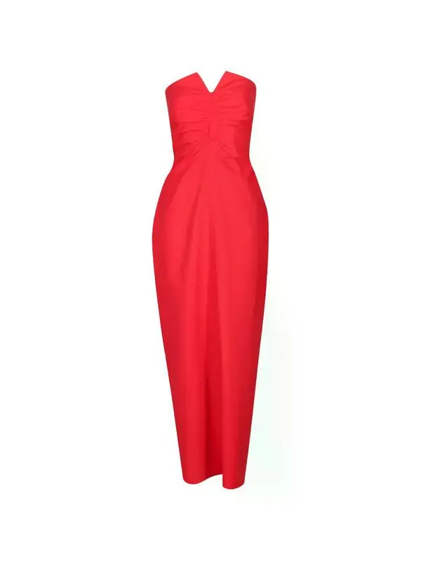 OROTON Strapless Ruched Dress