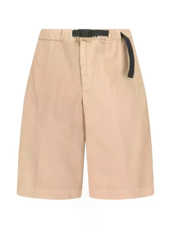 WHITE SAND Pocket Belt Shorts - Neutrals