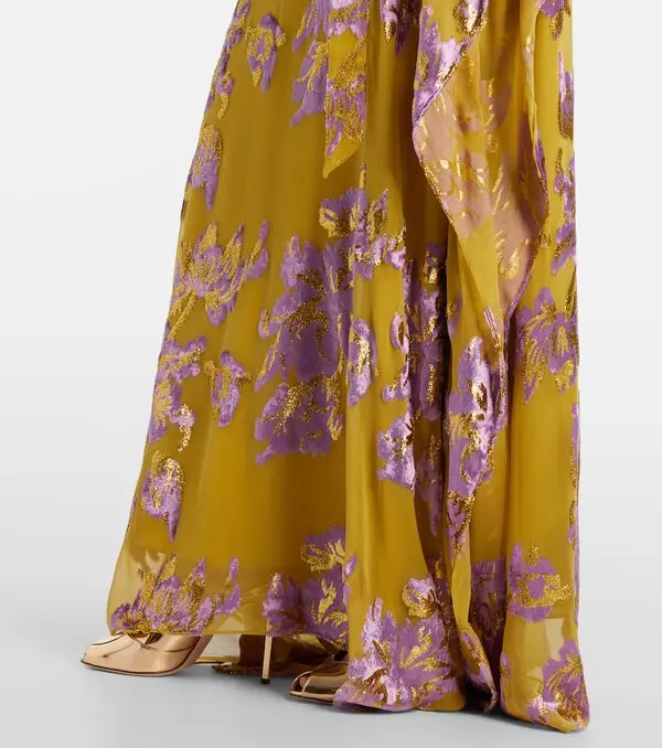 TALLER MARMO Leonor Floral Fil Coupe Kaftan