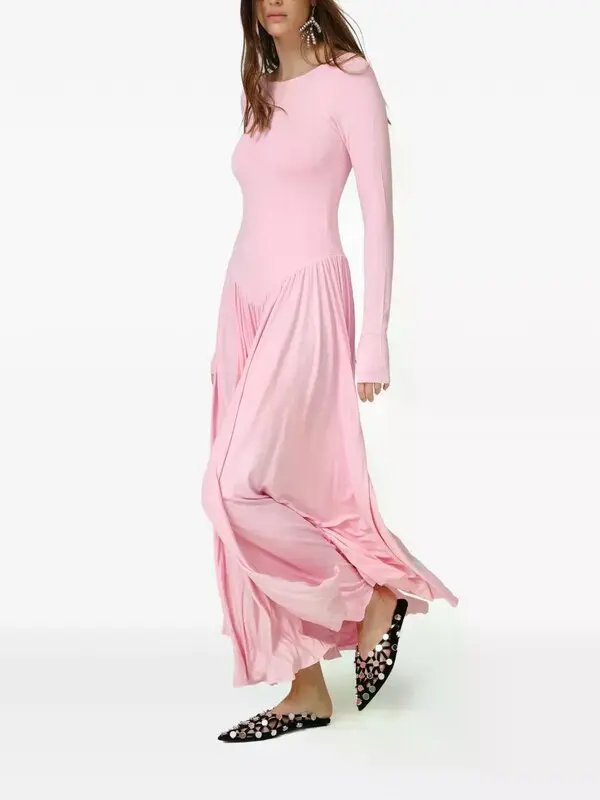 PNK Long-sleeve Maxi Dress - Pink