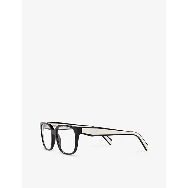 Prada Pr 17zv Square-frame Optical Glasses - Black