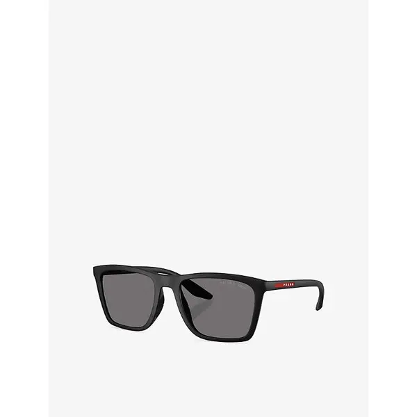 Prada Ps B08s Polarised Pillow-frame Sunglasses