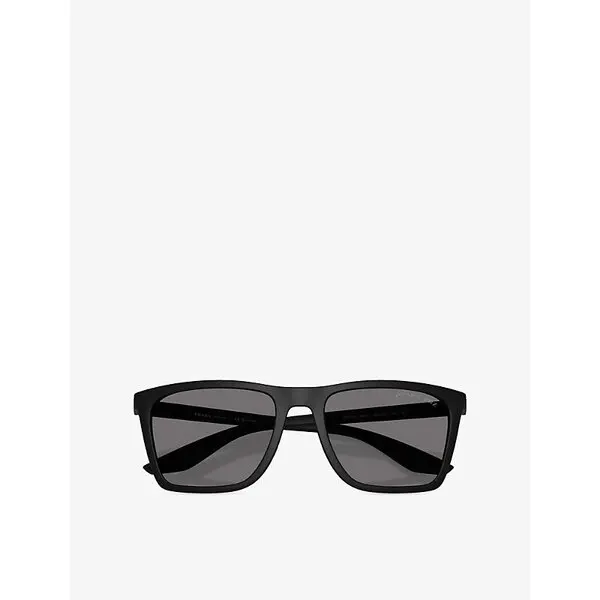 Prada Ps B08s Polarised Pillow-frame Sunglasses