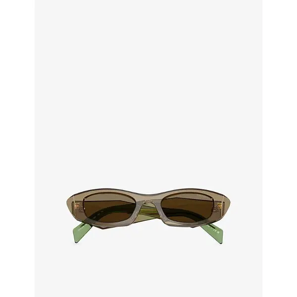 Prada Cat-eye Acetate Sunglasses - Brown