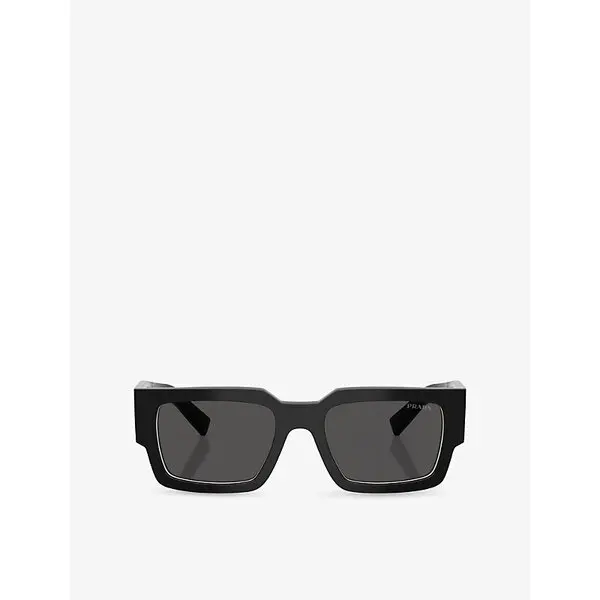 Prada Square-frame Acetate Sunglasses - Black