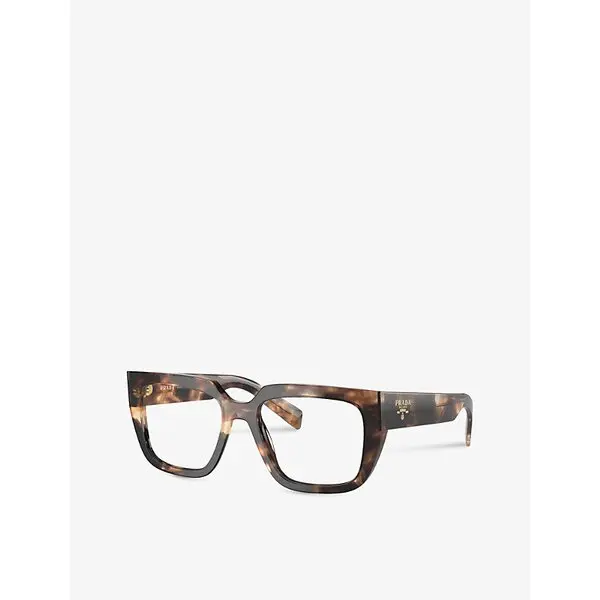 Prada Square Eyeglasses - Brown