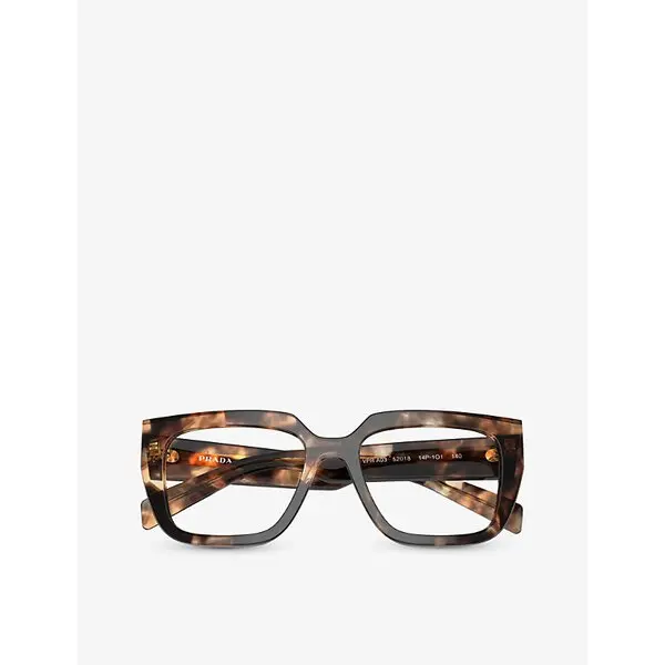 Prada Square Eyeglasses - Brown
