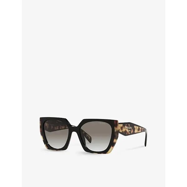 Prada Pr 15ws Cat-eye Sunglasses - Black