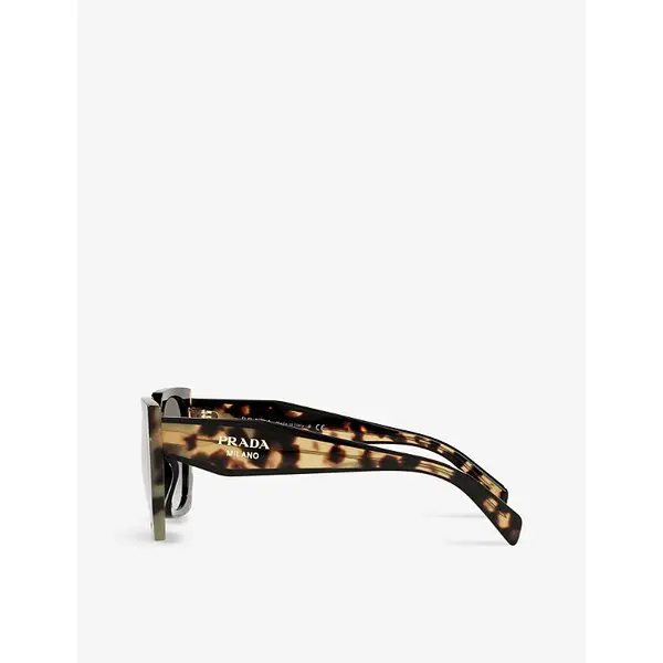 Prada Pr 15ws Cat-eye Sunglasses - Black